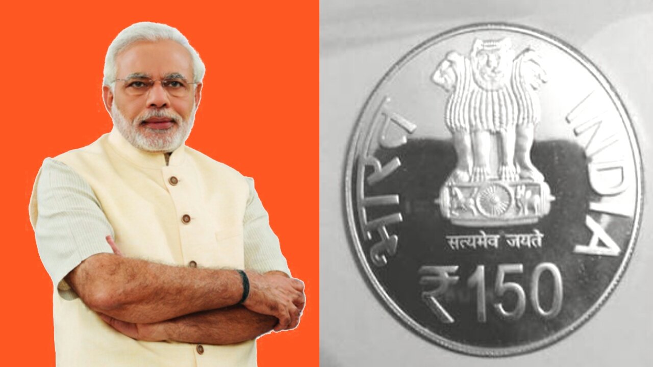 Modi releases commemorative Rs 150 coins on Gandhi Jayanti