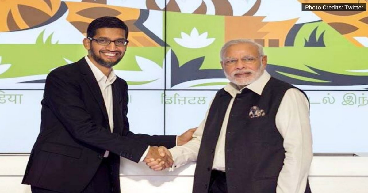 Google CEO Sundar Pichai announces 10 billion dollars fund to India