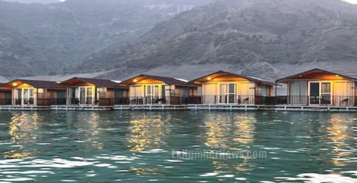 Floating Hut in Tehri lake is called Mini Maldives in Uttarakhand